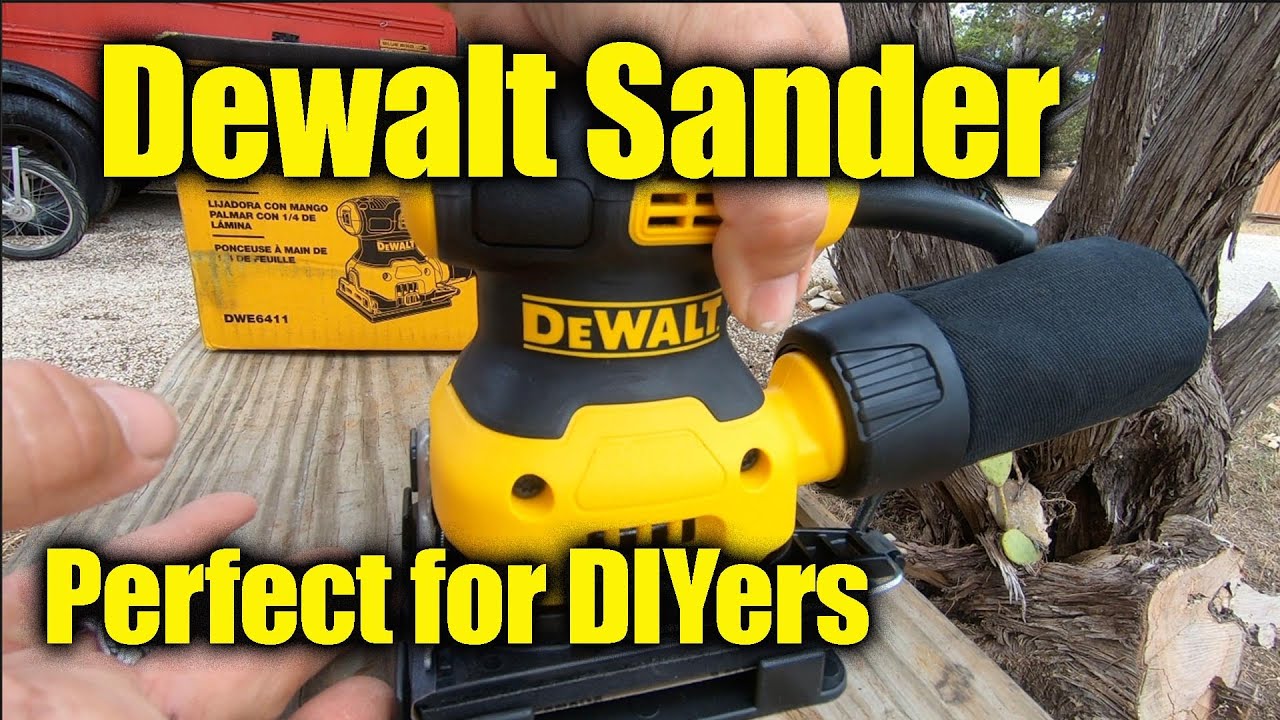 Dewalt Sander - DIY Addict Approved! - YouTube