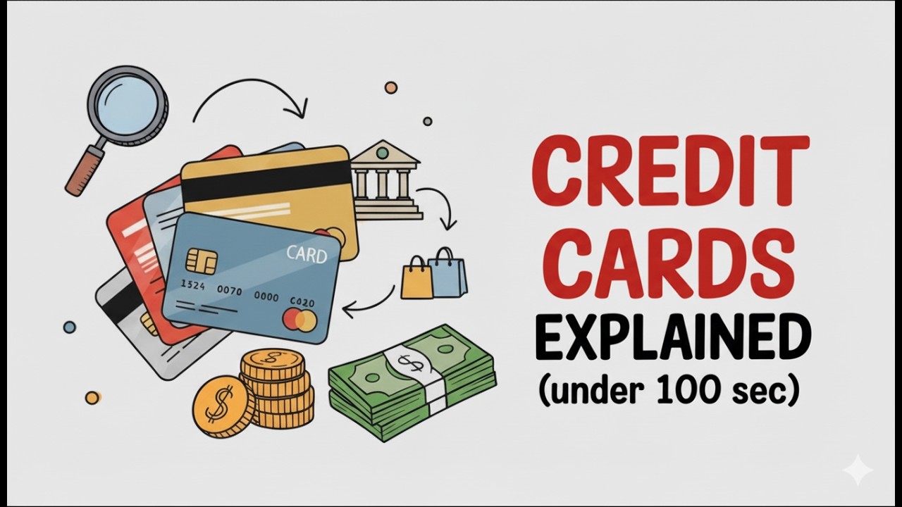 Credit Cards Explained (under 3 min) - YouTube
