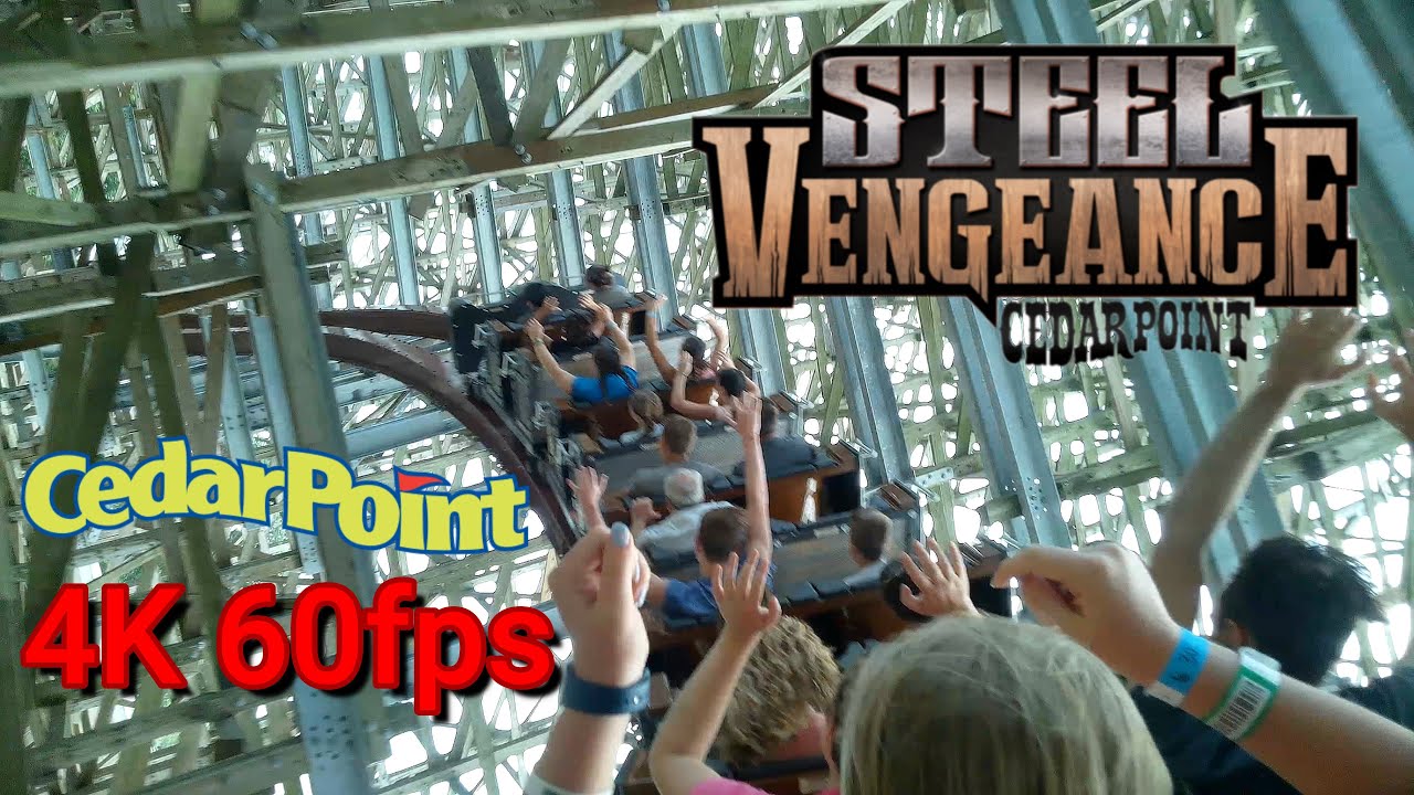 Steel Vengeance Back Row POV | Cedar Point (4K 60fps) 6/29/2022 - YouTube