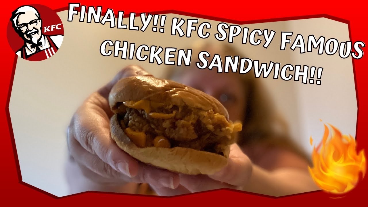 NEW!! KFC Famous Chicken Chicken Sandwich - YouTube