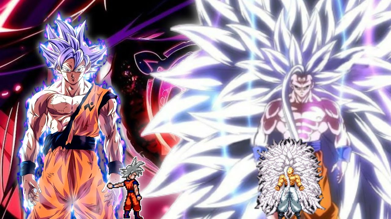 Son Goku MUI TP V2 OP VS Goku SSJ Infinity MUI OP in Jump Force Mugen ...