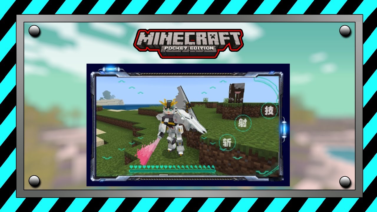 Minecraft PE : Gundam Mod【Mod ShowCase】 - YouTube