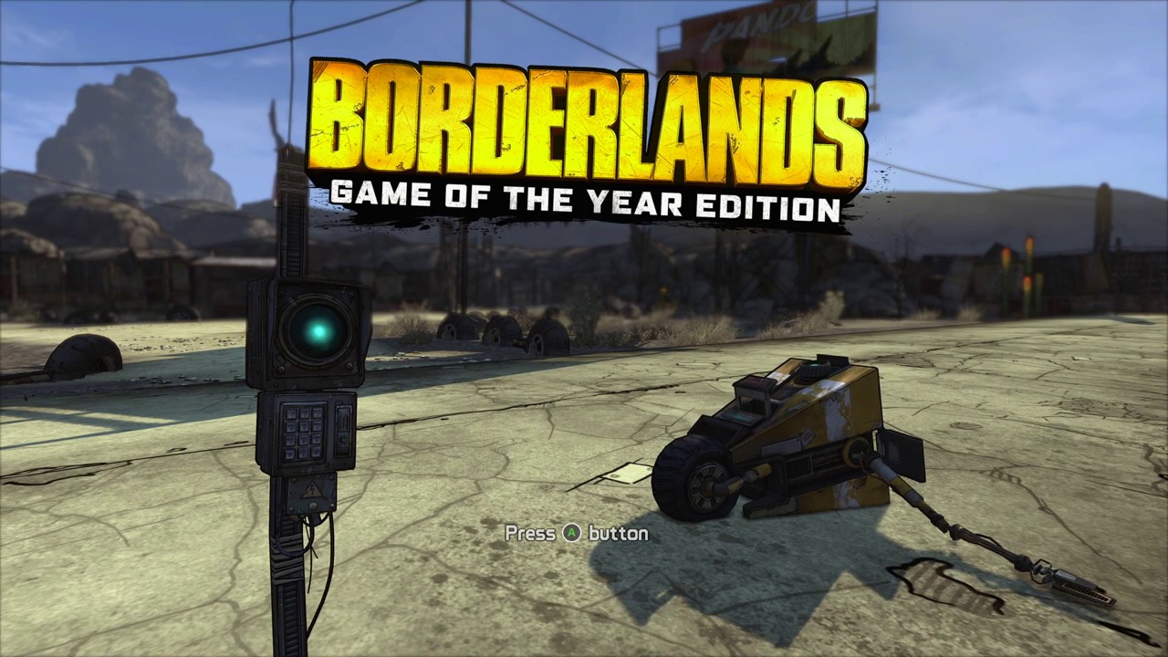 Borderlands: Game of the Year Title Screen (PC, PS4, Xbox One) - YouTube