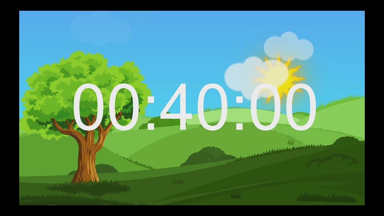 40 minutes timer with alarm - YouTube