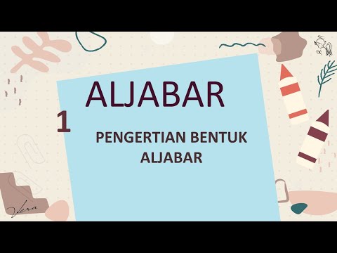 1  PENGERTIAN ALJABAR - ALJABAR - KELAS 7 SMP
