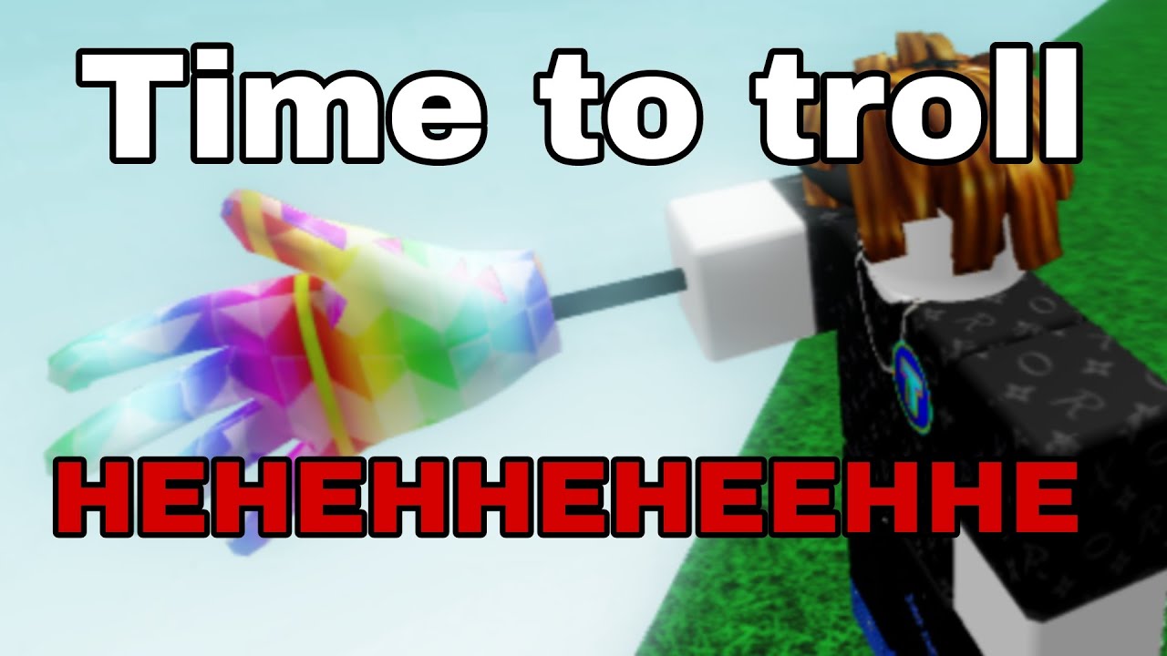 How to troll with OBBY glove in slap battles (roblox) - YouTube