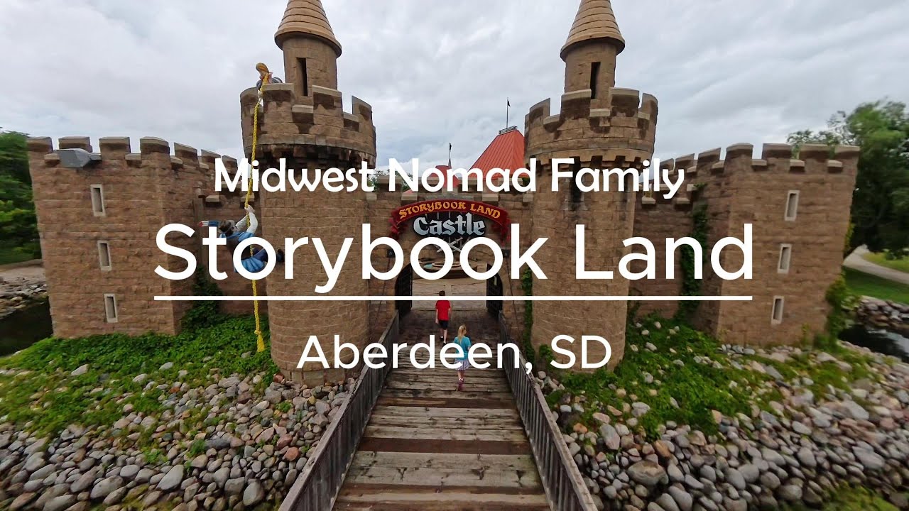 Storybook Land at Wylie Park in Aberdeen South Dakota 4k - YouTube