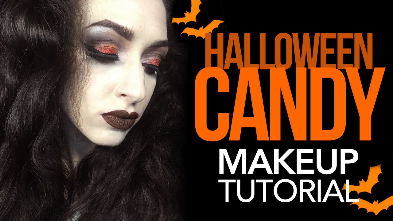 Halloween Candy Inspired Makeup Tutorial - YouTube