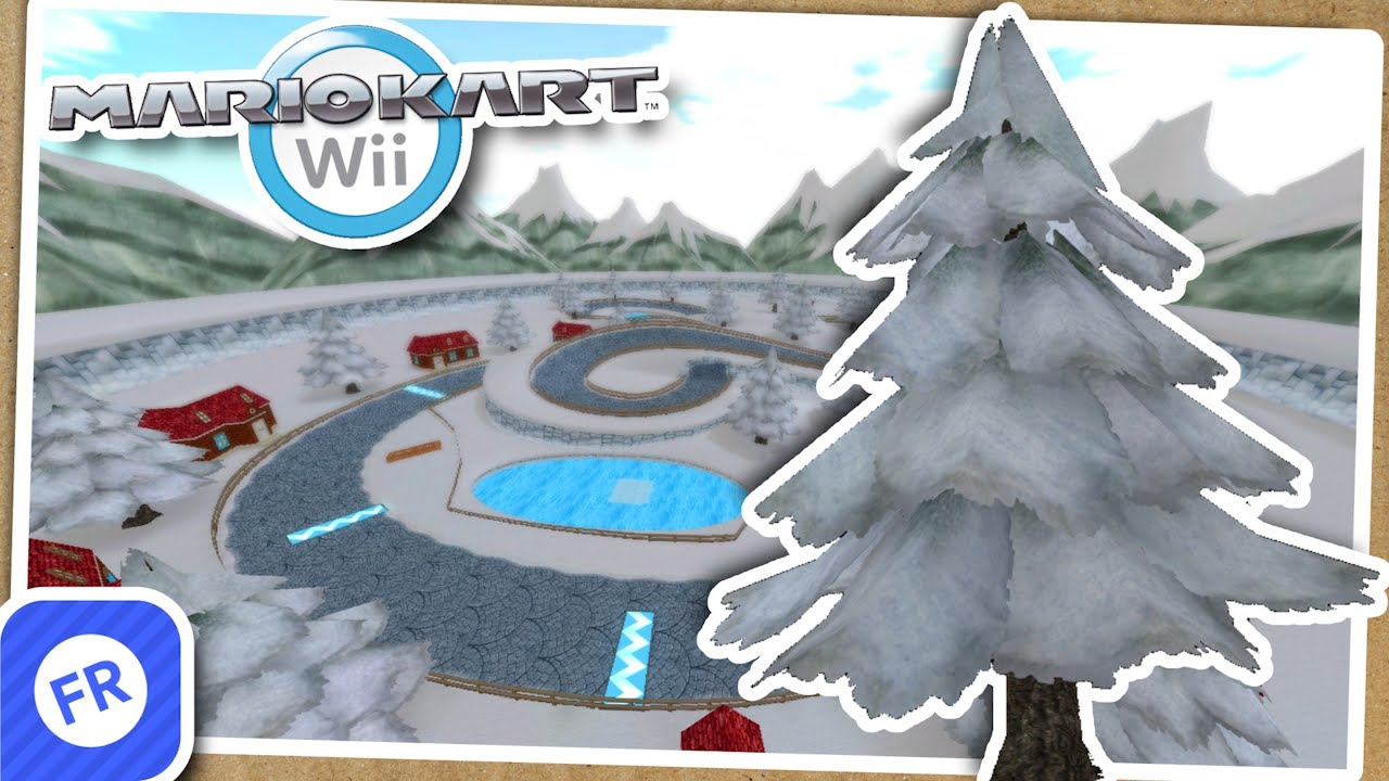 Snowy Loop in Mario Kart Wii! (Custom Track v2.0 Update) - YouTube