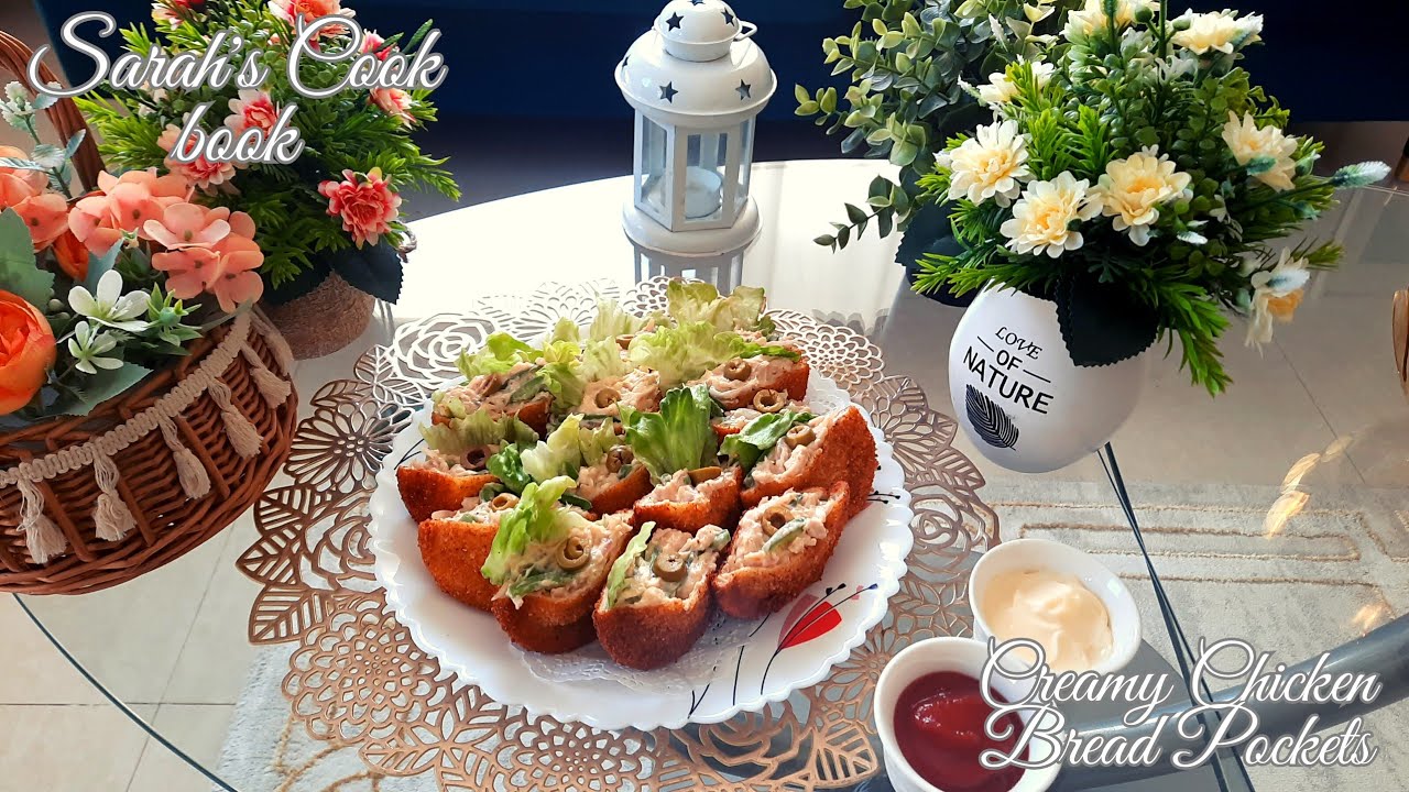 Creamy Chicken Bread Pockets | Ramadan Series 2023 | Best snack for ...