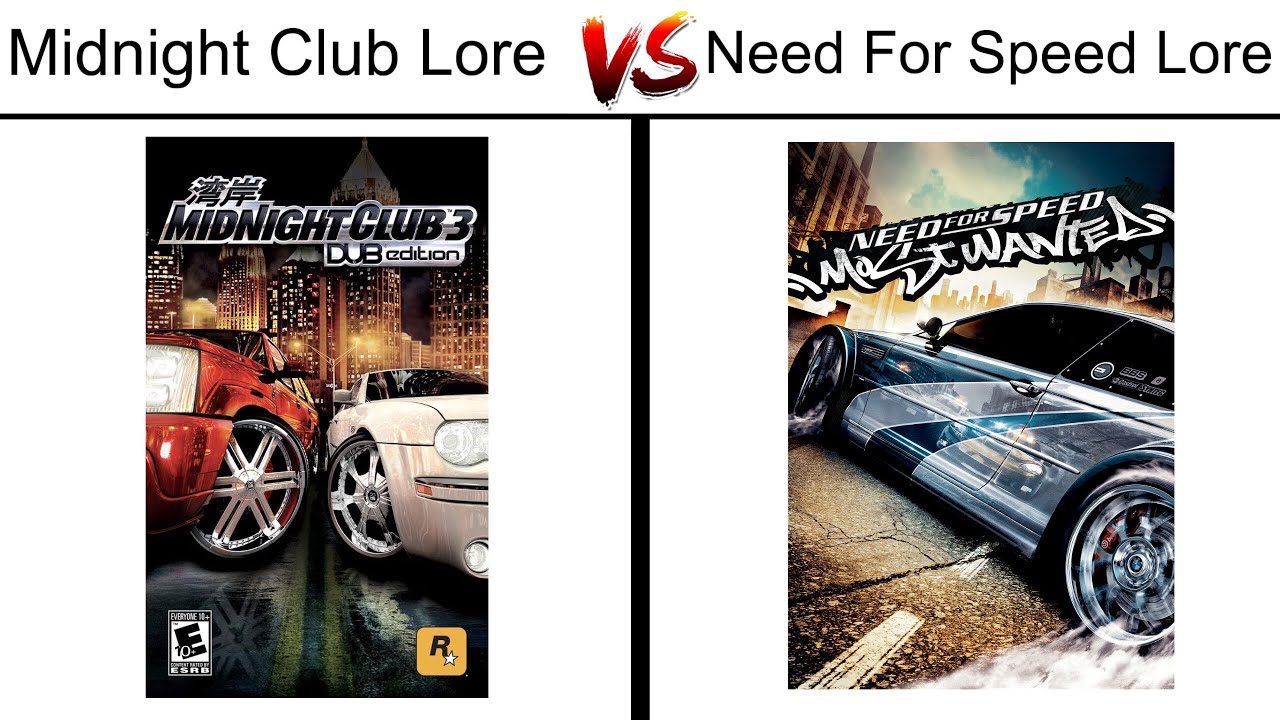 Midnight Club Lore Vs Need For Speed Lore - YouTube