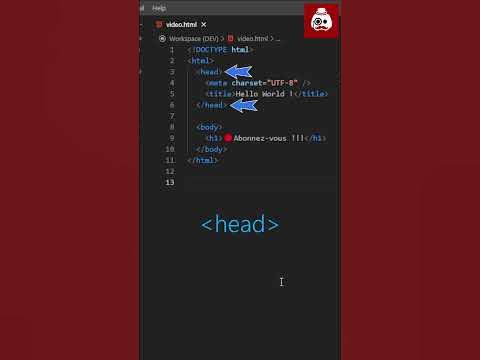 🧾 Je vous explique la structure d’un document HTML - YouTube