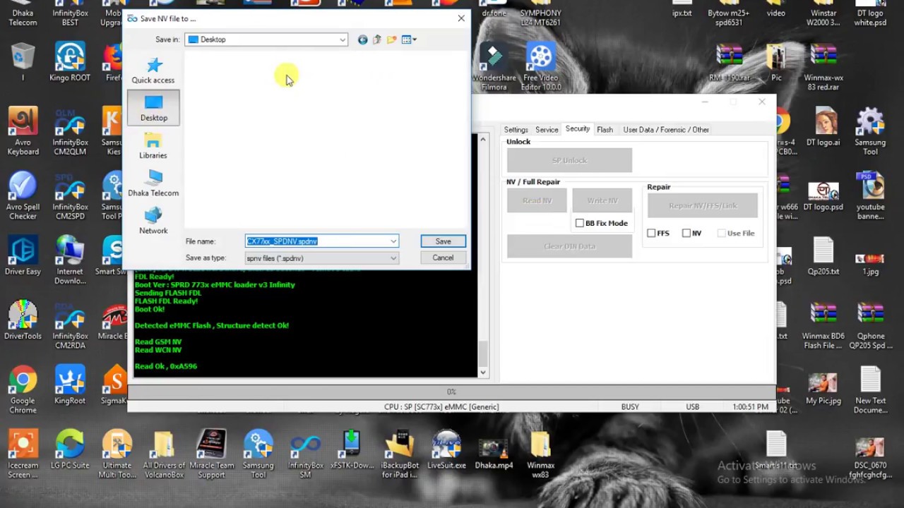 Symphony V85 IMEI, Baseband Repair By NVRAM File 7731nv File For ...