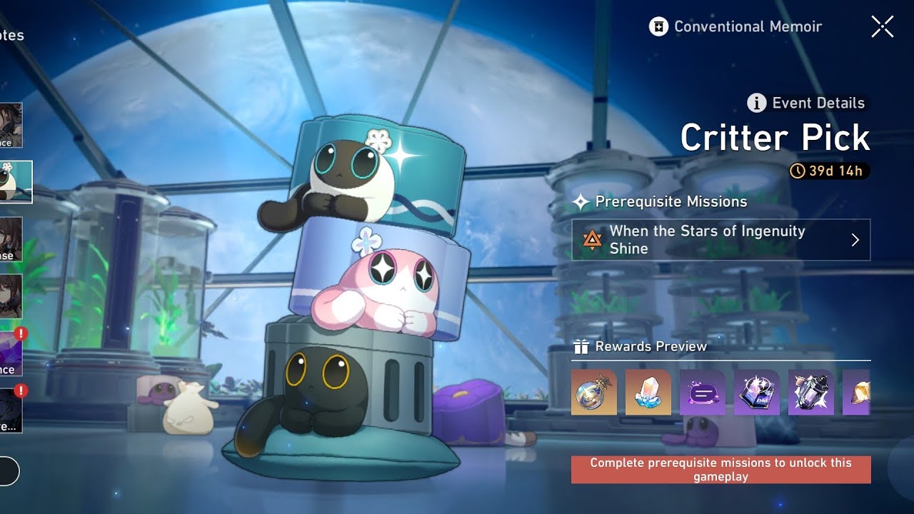 Critter Pick Event Run Honkai Star Rail - YouTube