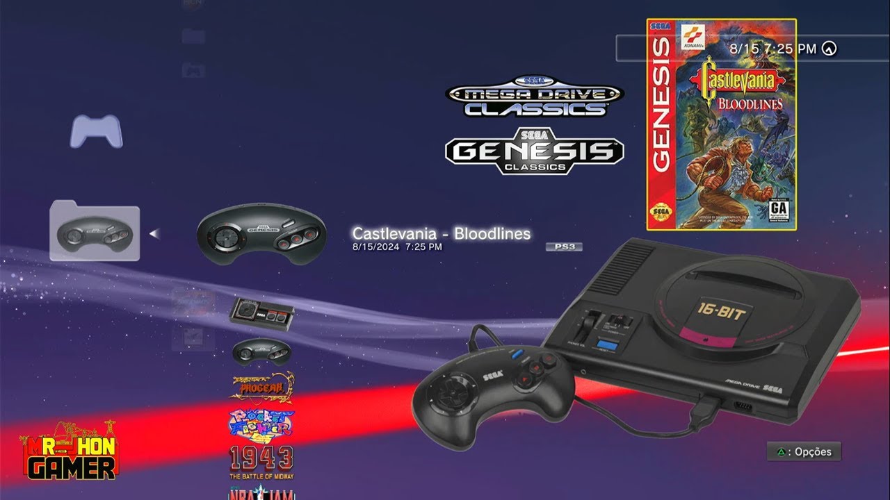 Castlevania Bloodlines Mega Drive PKG PS3 - YouTube