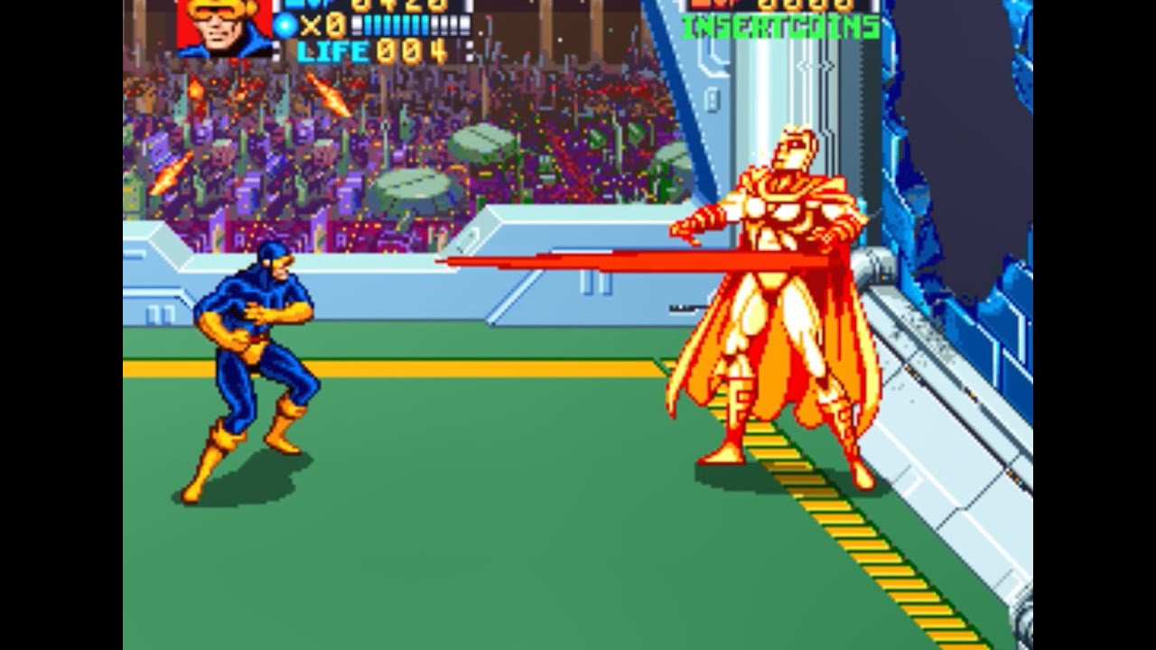 X-MEN ( ARCADE ) CYCLOPS - FULL GAME - YouTube