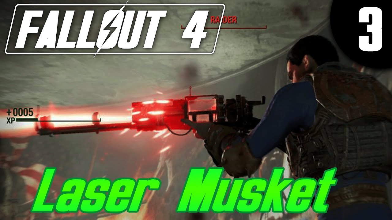 Fallout 4 - Laser Musket & Minutemen - Fallout 4 Let's Play Part 3 ...