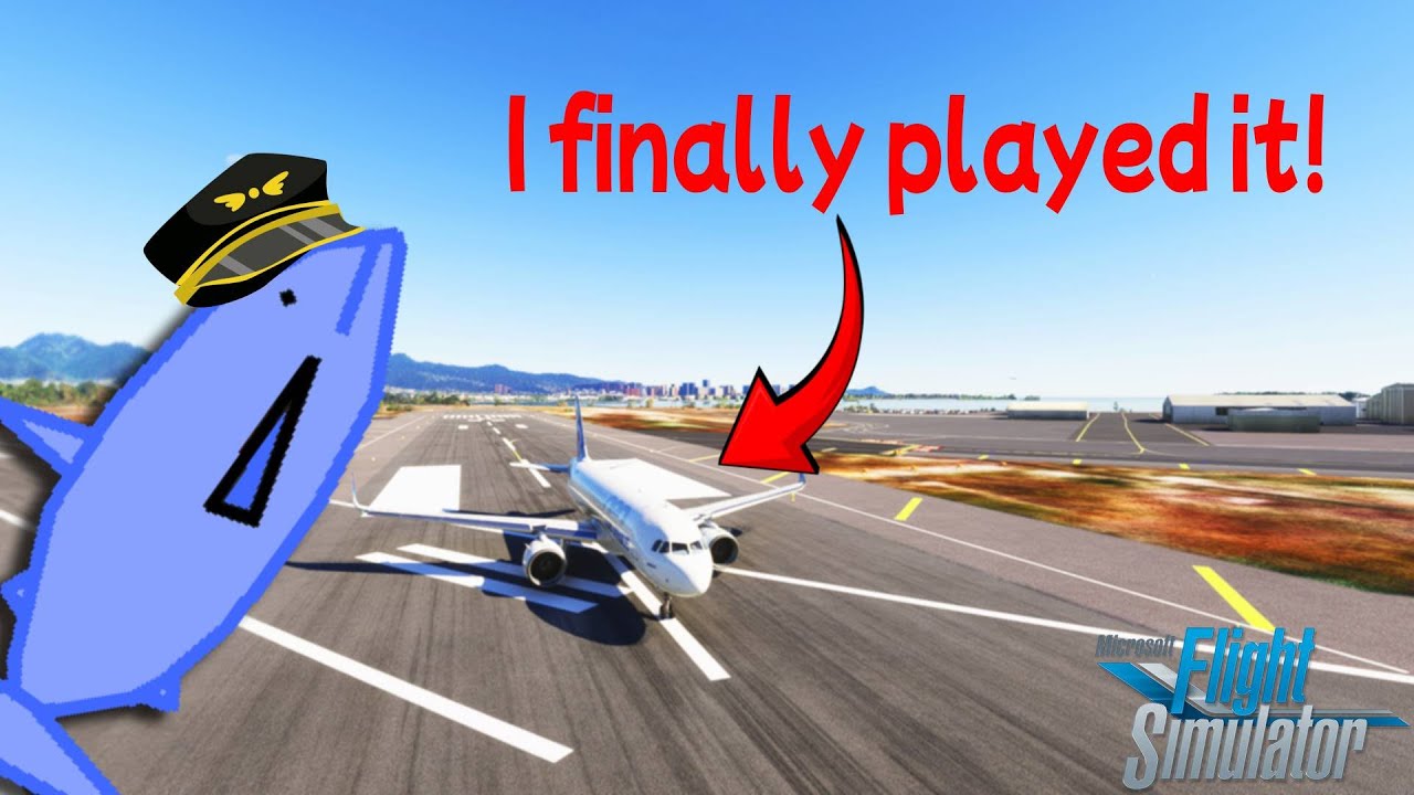 Playing Microsoft flight simulator! for the first time on the channel ...