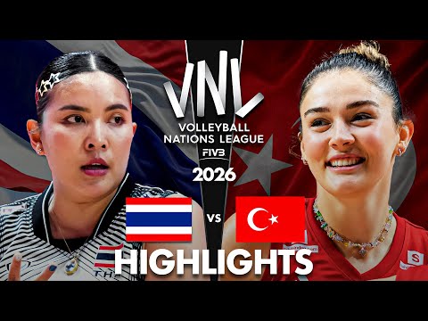 Thailand 🇹🇭 vs Türkiye 🇹🇷 | Highlights | Women's VNL 2026