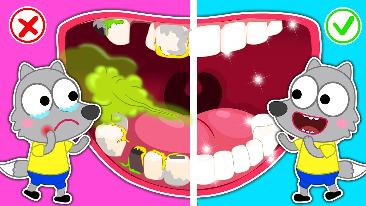 Hey Tooth, Please Stay! Safety Lessons | Kids Stories About Wolf Pica ...