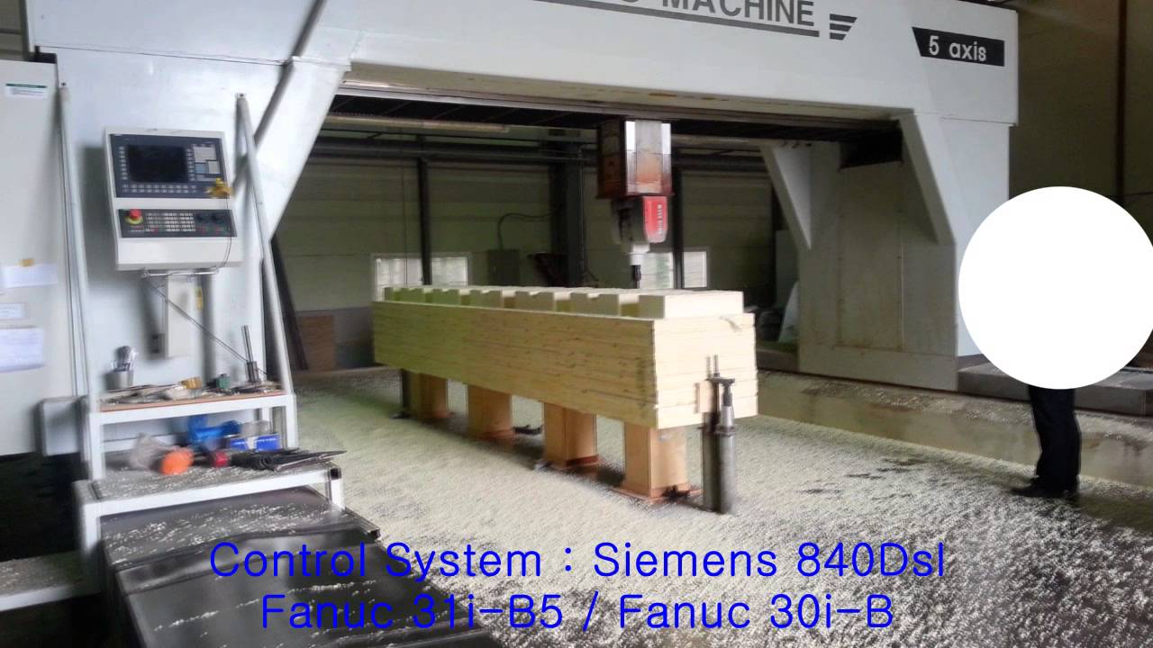 HANS MACHINE LARGE 5-AXIS MACHINE HWG-120M - YouTube
