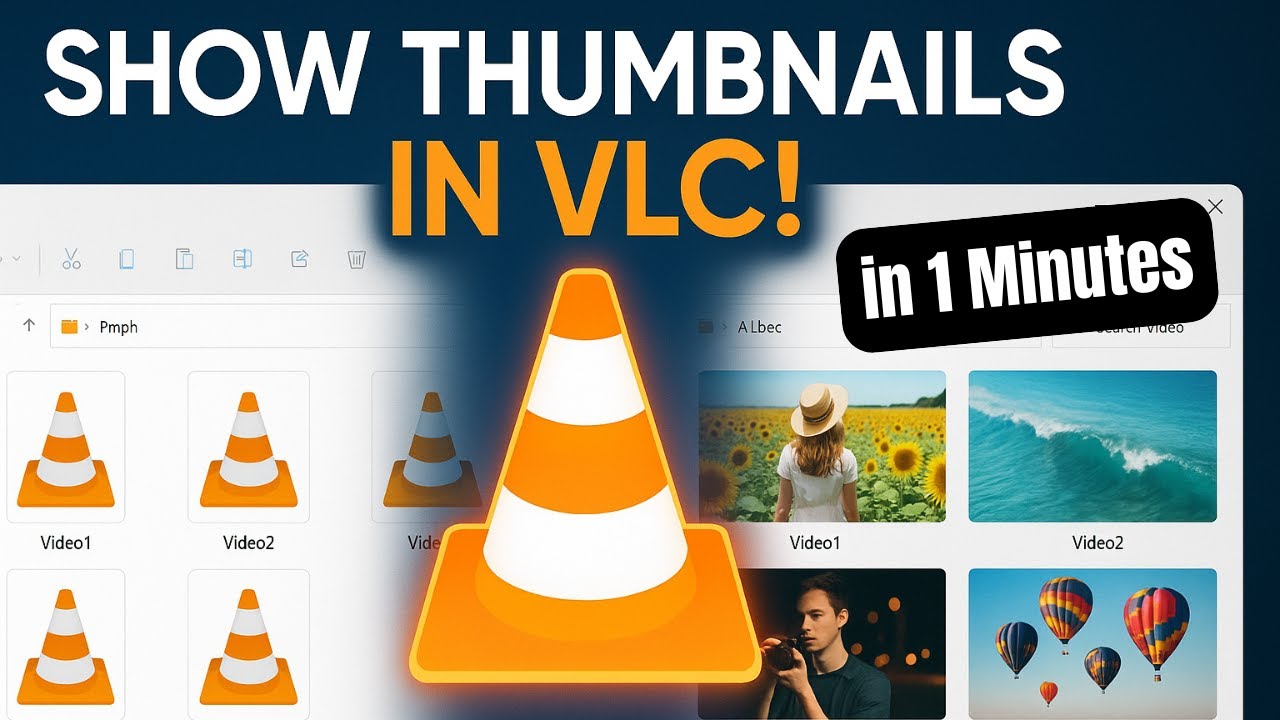 Show Thumbnails Instead of Icons in VLC Videos (Tested Solution) - YouTube