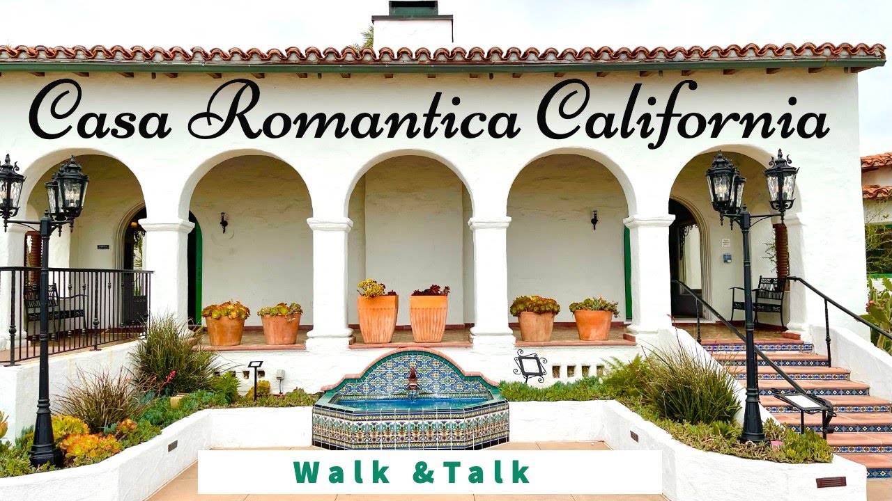 Explore Casa Romantica in San Clemente, California - YouTube