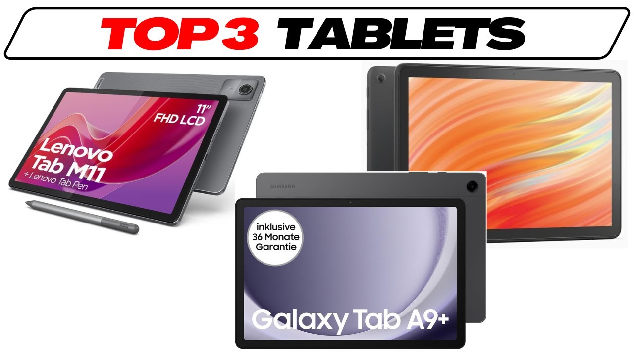 Beste Android Tablets im Test Vergleich 2024 (TOP 3) 🥇 Samsung, Lenovo ...