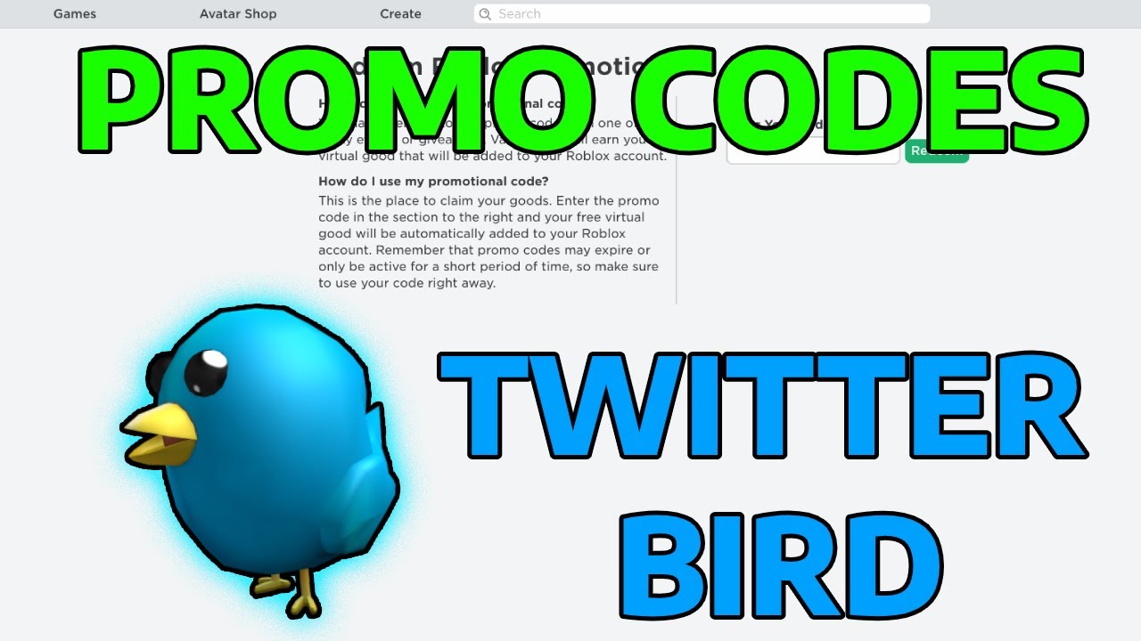[Promo Codes] How to get the Twitter Bird - YouTube