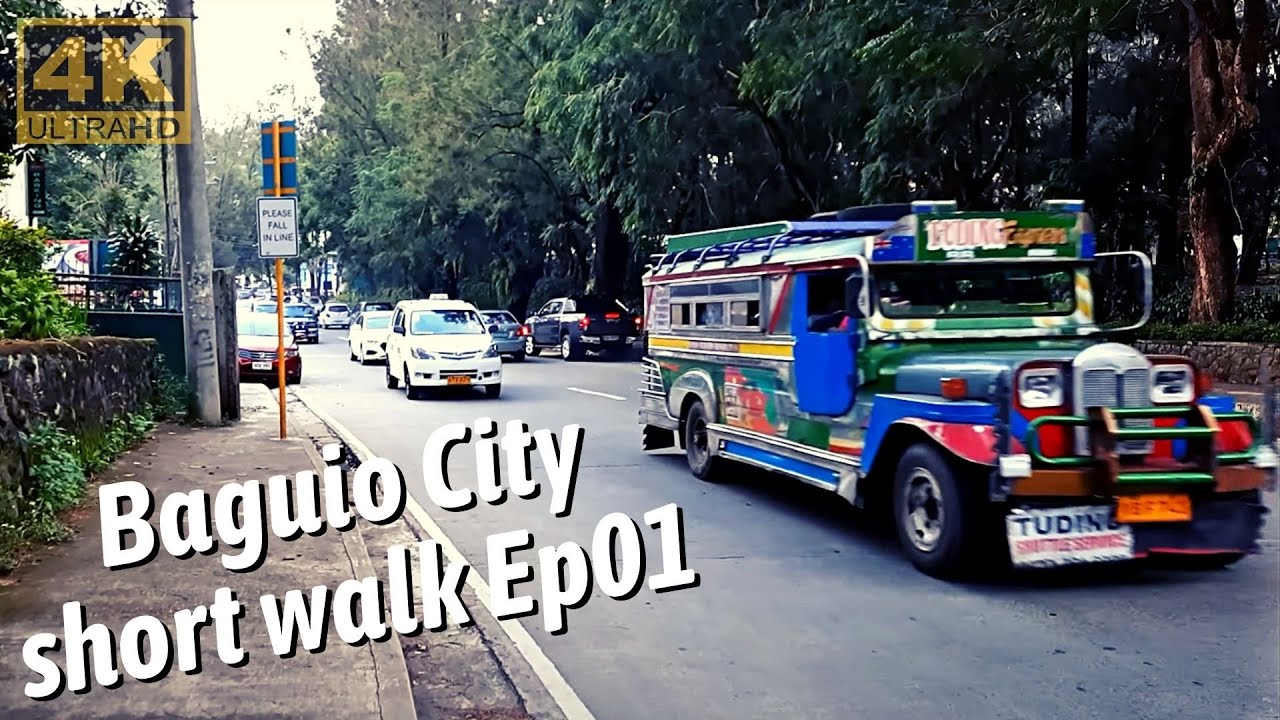 Baguio City, Philippines 4K | Short walk Ep01 | Wright Park, Outlook ...