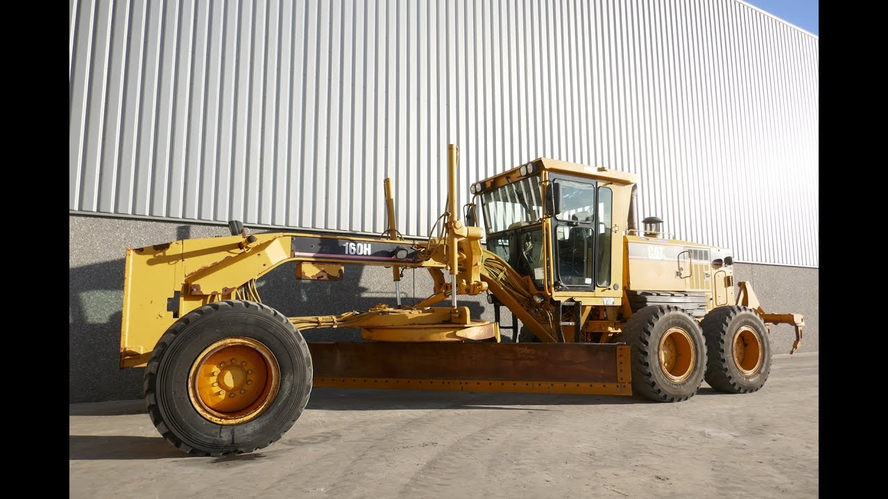 Demonstration video Caterpillar 160H grader - YouTube