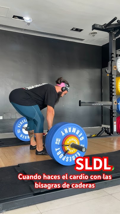 SLDL | Cardio con las bisagras de cadera 10 repeticiones totales #pesomuerto - YouTube