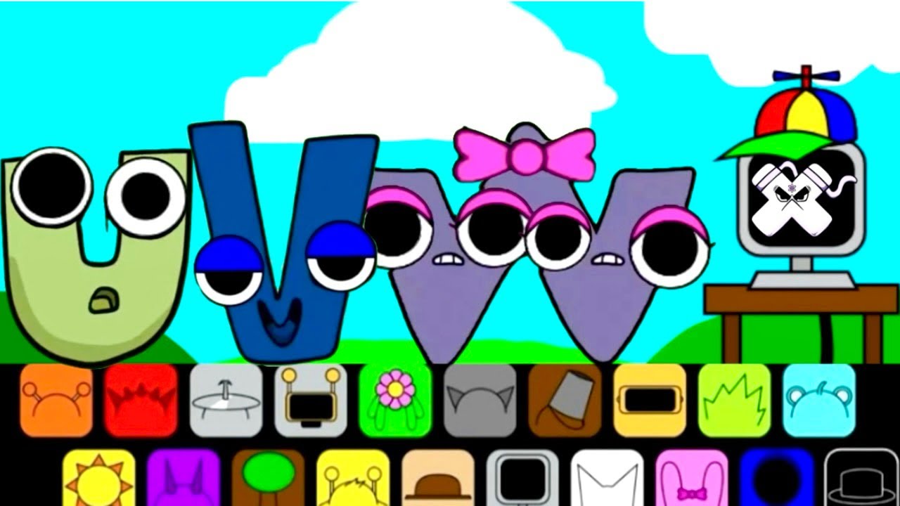 Incredibox Sprunki But It’s All Alphabet Lore / Decorate with Sticker ...