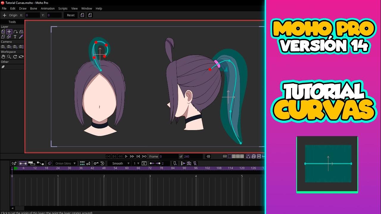MOHO PRO 14 CURVAS TUTORIAL - YouTube