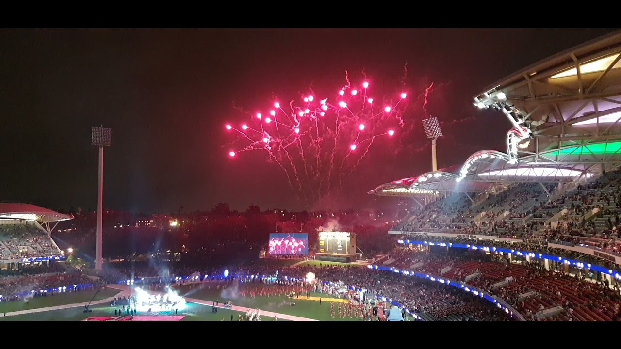 Fireworks Christmas pageant 2021 | Adelaide oval - YouTube