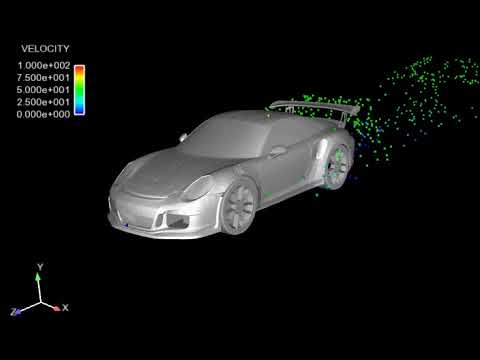 Porsche 991 911 GT3 CFD analysis - YouTube