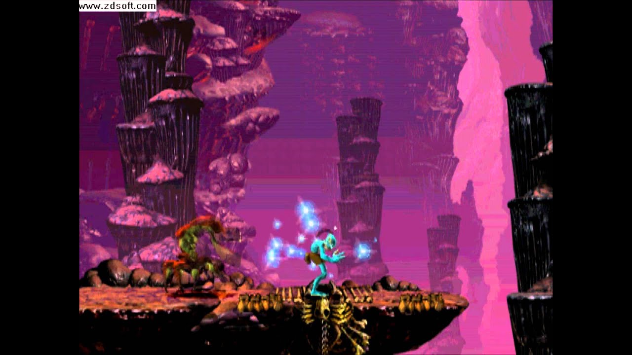 Oddworld Abe's Exoddus - Scrab falling glitch - YouTube