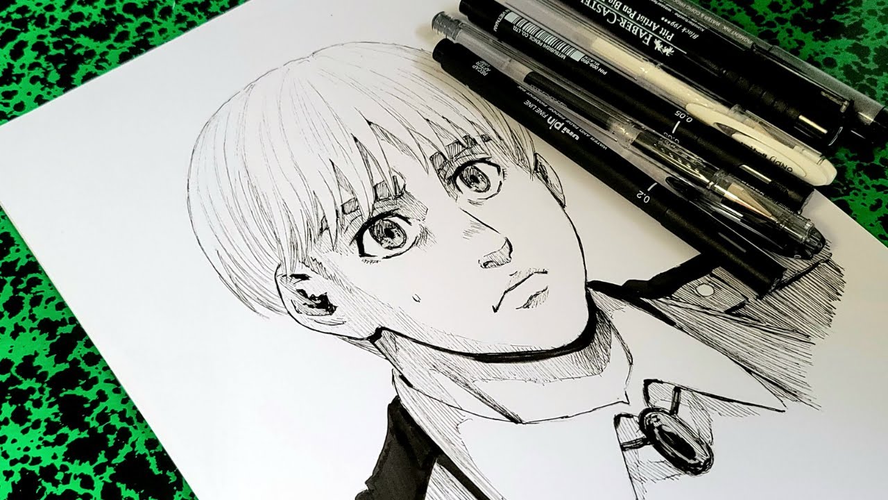 HOW TO DRAW ARMIN ARLERT SHINGEKI NO KIOJIN | COMMENT ENCRER ARMIN ...