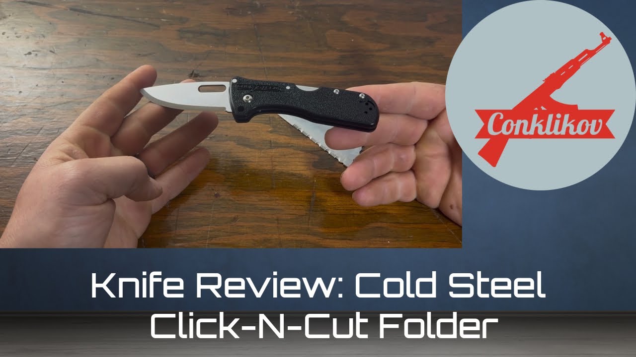 Knife Review: The Cold Steel Click- N-Cut Folder - YouTube
