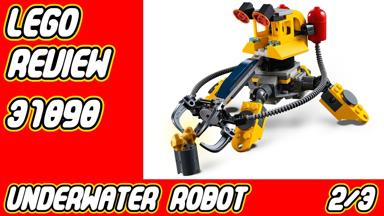 31090 - Lego Creator 3-in-1: Underwater Robot 2 of 3 Review - YouTube