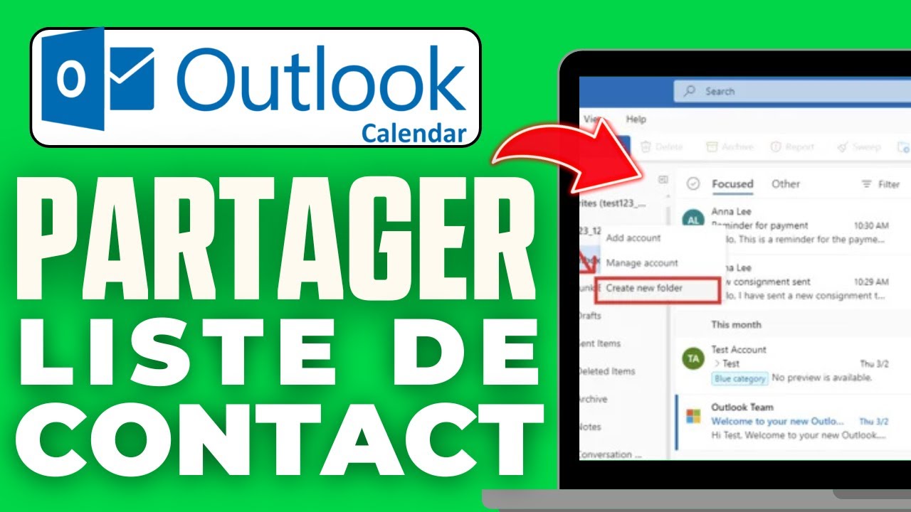 Comment Partager Une Liste De Contact Outlook (2025) - YouTube