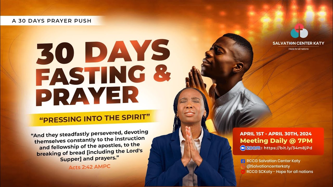 DAY 22 APRIL 30 DAYS FASTING & PRAYER - YouTube