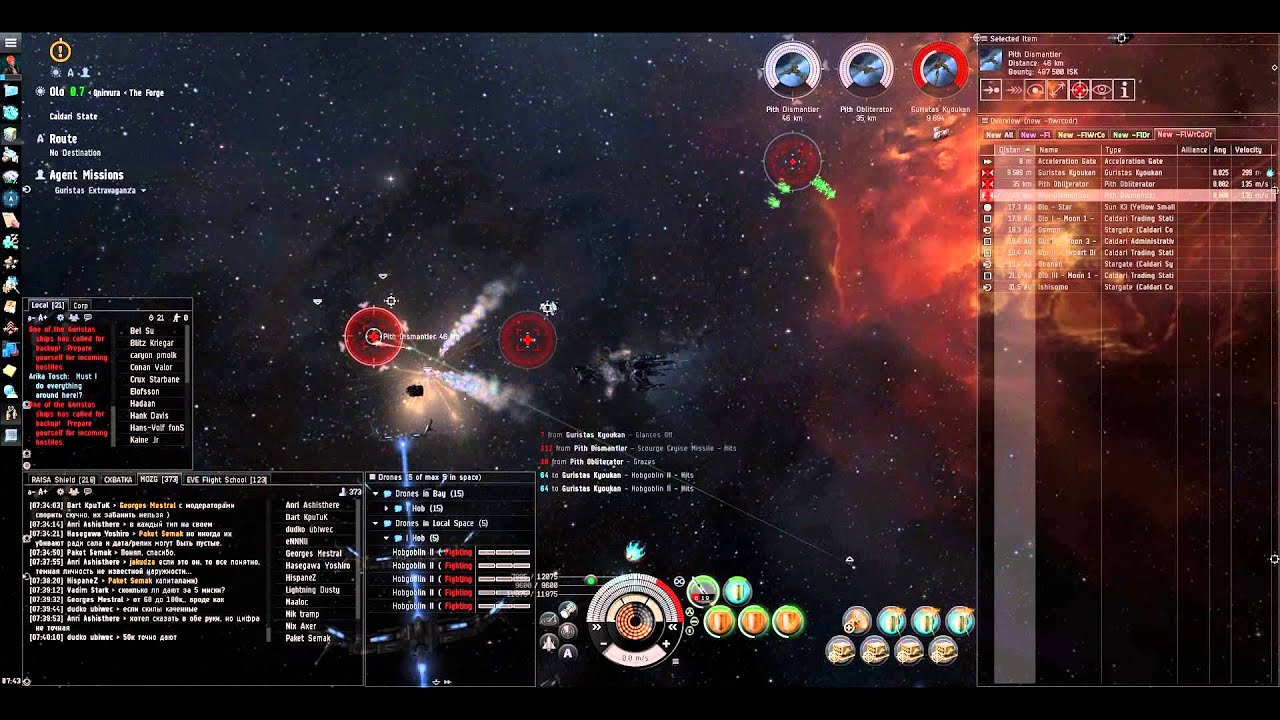 Raven Navy Issue: Guristas Extravaganza - YouTube