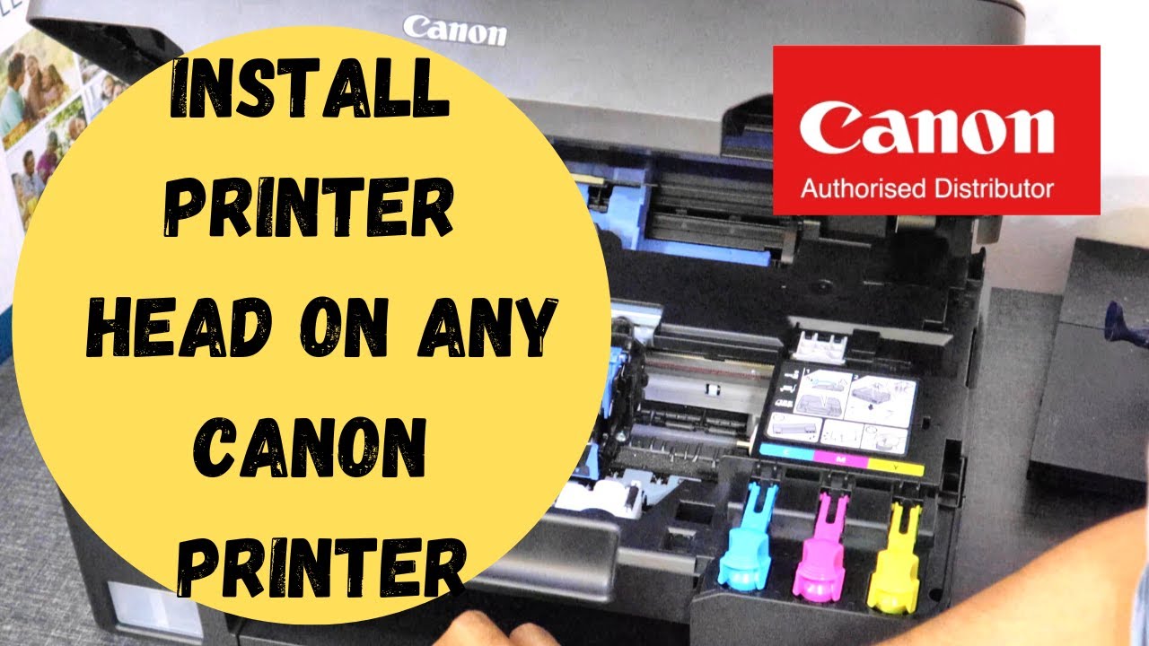 Canon Printer Head Installation Guide G3020 Ink Tank - YouTube