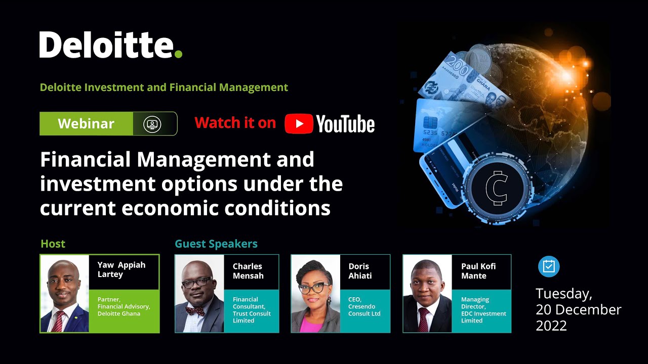 Financial management and investment options under the current economic ...