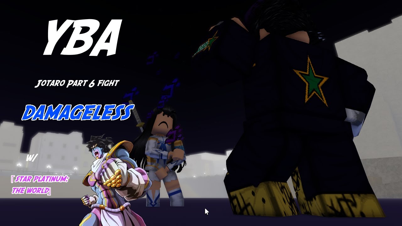 YBA: Jotaro Part 6 No Hit - YouTube