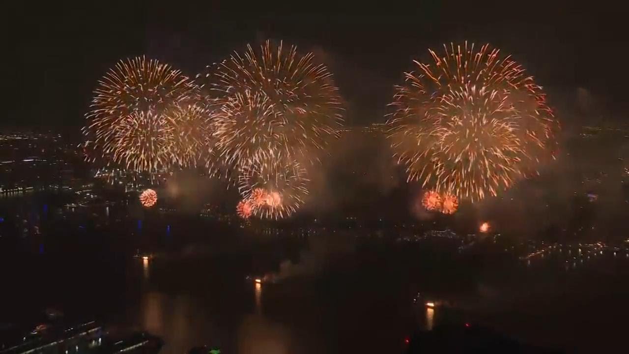 Americans describe significance of July 4th as fiery fireworks over New ...