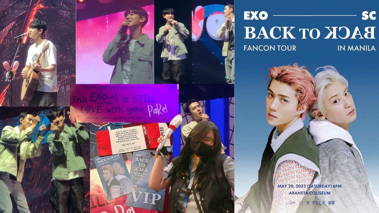 EXO-SC BACK TO BACK FANCON IN MANILA 2023 | FINALLY MET MY ULT CHANYEOL ...