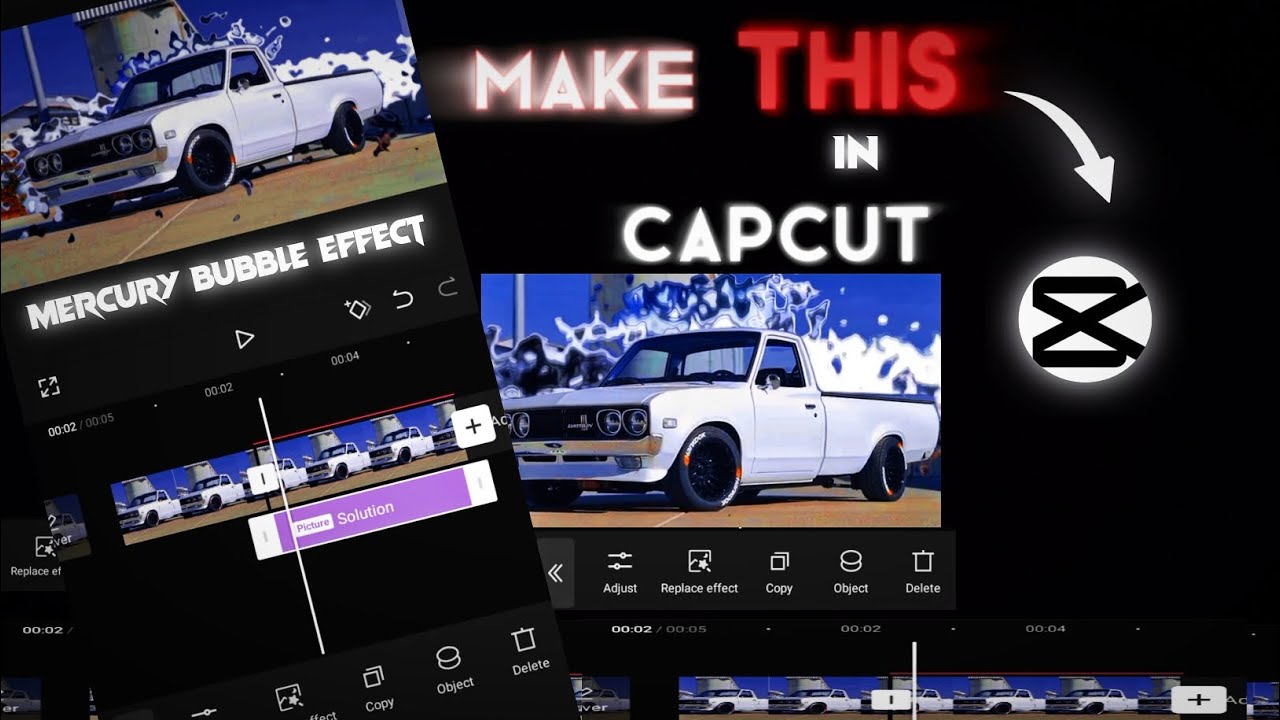 Mercury bubble effect || make this effect in capcut || full tutorial || Instagram trending ...