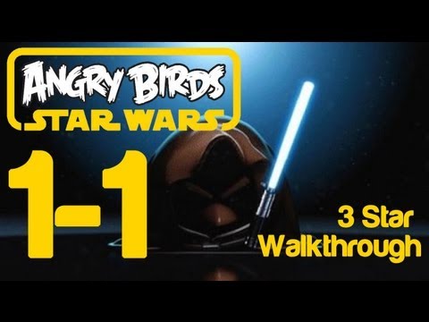 Angry Birds Star Wars - Level 1-1 Tatooine 3 Star Walkthrough | WikiGameGuides